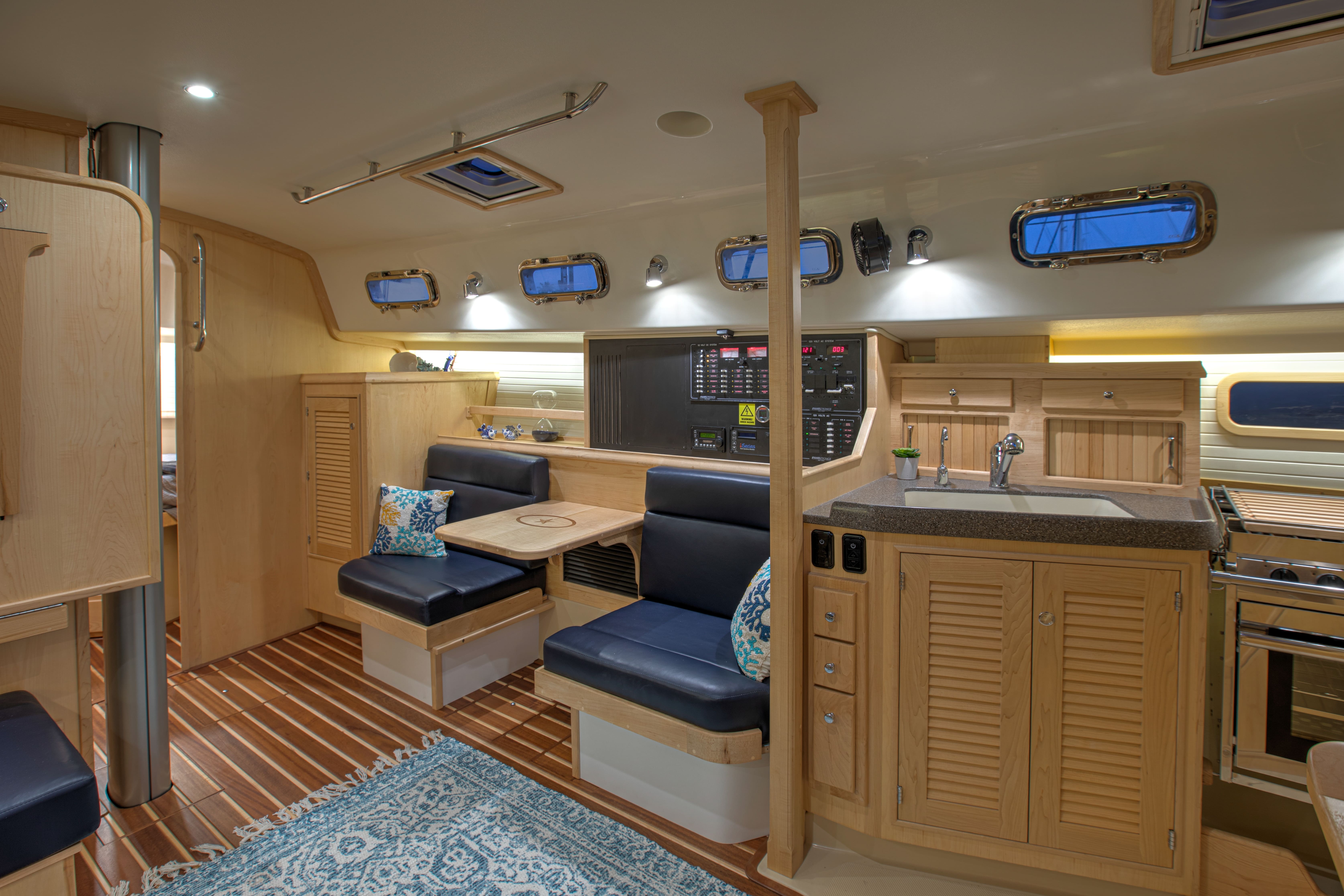 Island Packet 349 interior St. Augustine Florida | Island Packet Yachts
