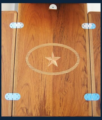 Teak Cockpit Table – built to order | Island Packet Yachts